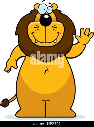 Cartoon lion waving Stock Vector Image & Art - Alamy