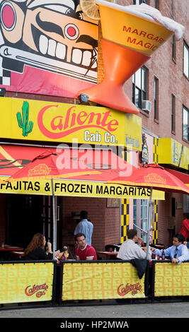 Caliente Cab Co mexican cafe in New York City Stock Photo - Alamy