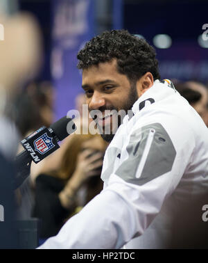 Seattle Seahawks quarterback Russell Wilson (3) before an NFL football ...