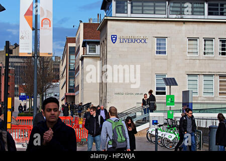 Campus of the University of Liverpool, Ashton Street, Liverpool Stock ...