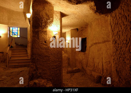 View of the Sacred Pit a series of Second Temple-era chambers inside ...