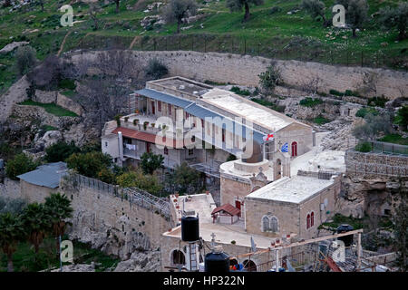View of Valley of Hinnom the modern name for the biblical Gehenna or ...
