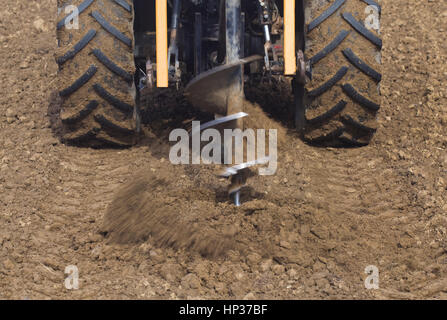 Drilling Rig Boring Hole in Clay Soil at Construction Site Stock Photo ...