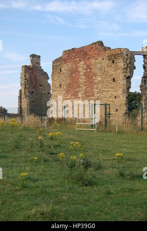 The Grade I listed 13th century Bailey Gate, Castle Acre village, North ...