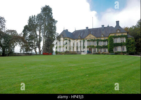 Fischbach, Luxembourg 07.10.2010. View of Fischbach Castel home of ...