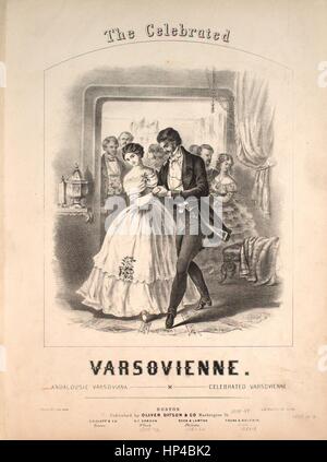 The celebrated Varsovienne Stock Photo - Alamy