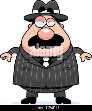A cartoon mafia boss with a suit on Stock Vector Image & Art - Alamy