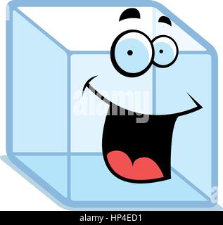 A cartoon ice cube happy and smiling Stock Vector Image & Art - Alamy