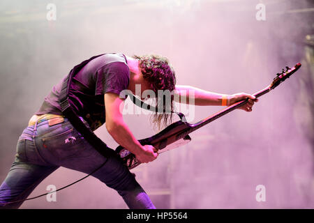 VALENCIA, SPAIN - APR 5: Ash (band) performs at MBC Fest on April 5 ...