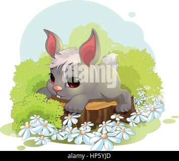 Rabbit cartoon design, Animal cute zoo life nature and fauna theme ...