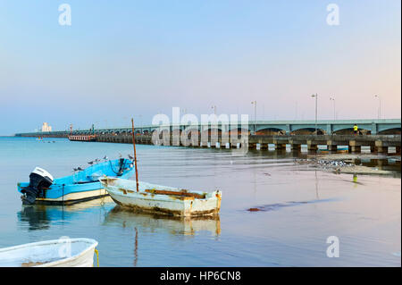 Customs port in Progreso, Yucatan, Mexico, 4 miles in length. Transit ...