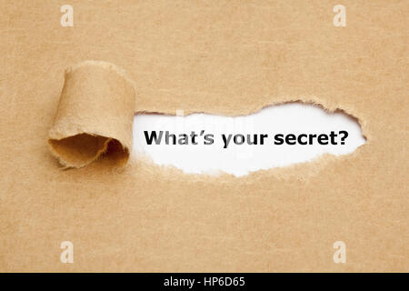 Question What is Your Story appearing behind ripped blue paper Stock ...