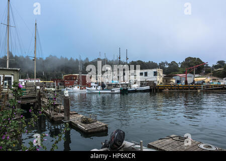 view of Noyo Harbor Fort Bragg California Stock Photo - Alamy