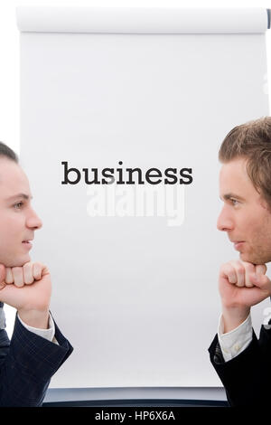 Symbolbild Businesspartner - business partner Stock Photo - Alamy