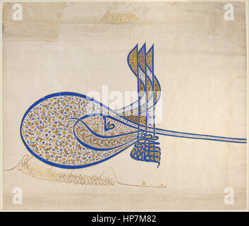 Tughra of Suleiman I the Magnificent Stock Photo - Alamy