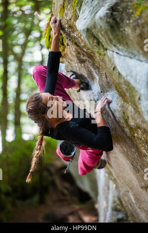 Bouldering in Magic Wood, Switzerland. Magic Wood is one of the best ...
