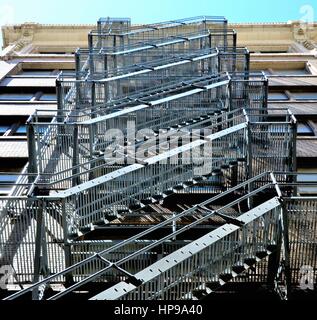 steel grating staircase Stock Photo - Alamy