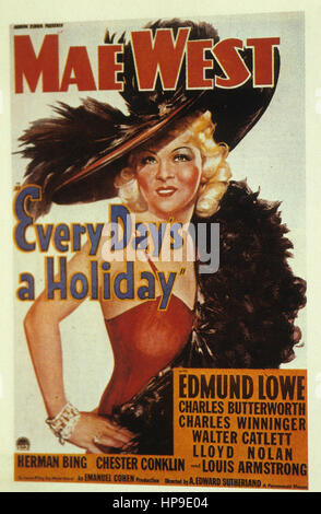 EVERY DAY'S A HOLIDAY (1937) MAE WEST, A EDWARD SUTHERLAND (DIR) EDAH ...