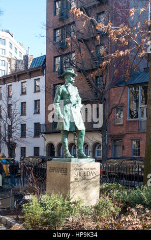 General Philip Henry Sheridan statue. USA, New York, New York City ...