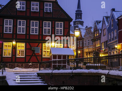 Stade im Winter, Niedersachsen, Deutschland Stock Photo - Alamy