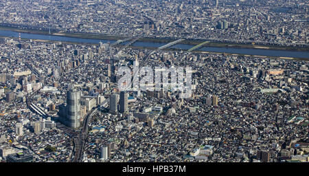 Tokio, Japan, Luftaufnahme Stock Photo - Alamy