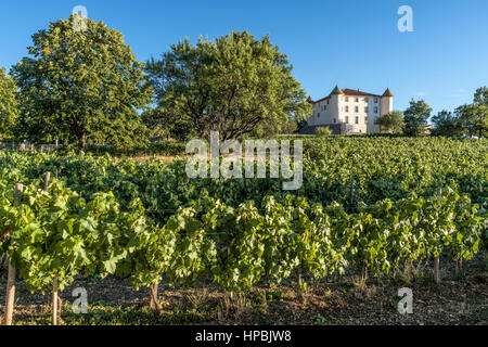 Castle of Aiguines, French Chateau, Village of Aiguines, Lac de Sainte ...