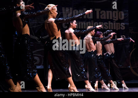 Tango dance group in the World Tango Championships, dance competition ...