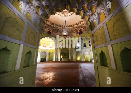India, Uttar Pradesh, Lucknow, Bara Imambara, The baoli or stepwell ...