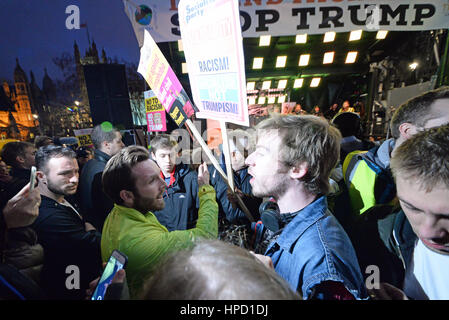 People during an anti-racism rally on Buchanan Street in Glasgow ...
