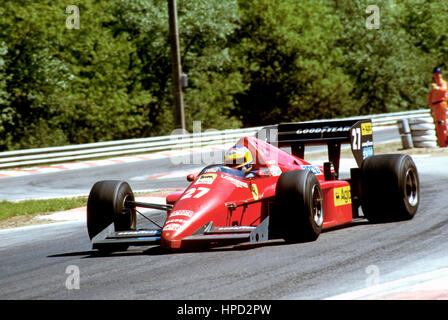 1986 Michele Alboreto Italian Ferrari F186 Osterreichring Austrian GP ...