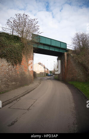 Railway Bridge, Valley Road, Leiston Suffolk. Decommissioned route but ...
