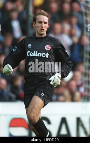 MARK SCHWARZER MIDDLESBROUGH FC 04 March 1997 Stock Photo - Alamy