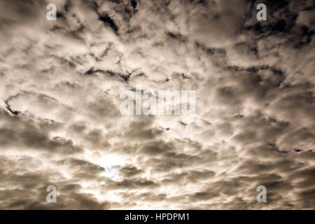 Dark foreboding sky during solar eclipse Stock Photo - Alamy