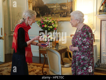 Gillian Allnutt is presented with The Queen's Gold Medal for Poetry by ...