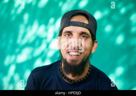 Real Cuban people and feelings, portrait of sad senior hispanic man ...