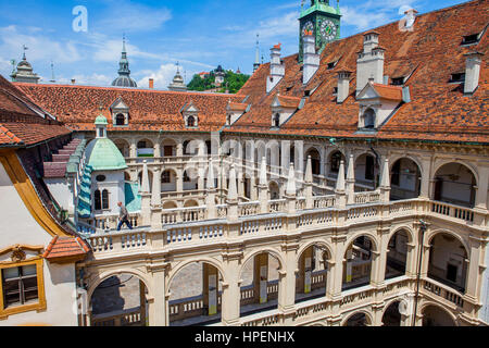 Graz Landhaus, regional parliament of Styria Stock Photo - Alamy