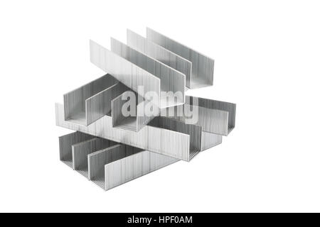 Staples isolated on white background Stock Photo - Alamy