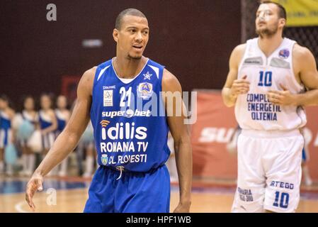 April 30, 2015: Jermaine Jonte Flowers #21 of CSU Ploiesti in action ...