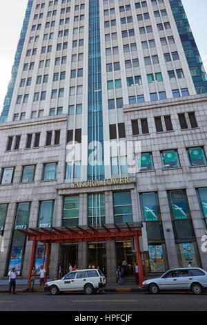 Sakura Tower, Yangon, Myanmar Stock Photo: 134334231 - Alamy