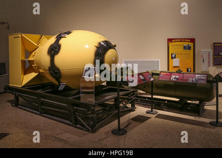 Fat Man and Little Boy atomic bombs Stock Photo - Alamy