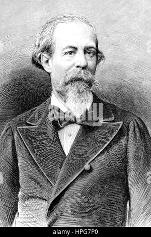 José Zorrilla y Moral (1817-1893). Poeta y dramaturgo español, autor ...