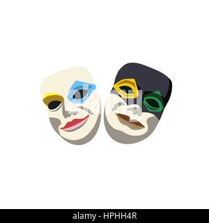 theater masks concept icon image Stock Vector Image & Art - Alamy