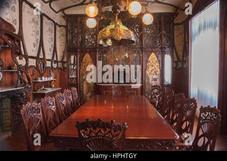 Mexico, Chihuahua State, Chuihuahua, Gameros Villa, Quinta Gameros ...