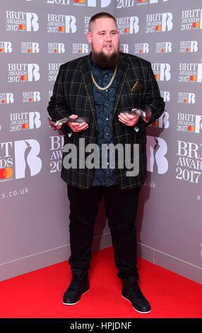 Rag 'n' Bone Man aka Rory Graham attending the Brit Awards at the O2 ...