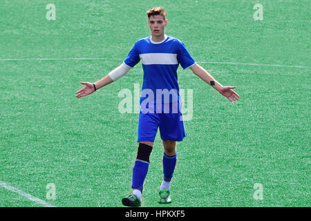 Surprised Male Soccer Player Stock Photo - Alamy