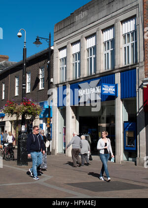 A branch of Halifax bank, previously the Halifax Building Society, next ...