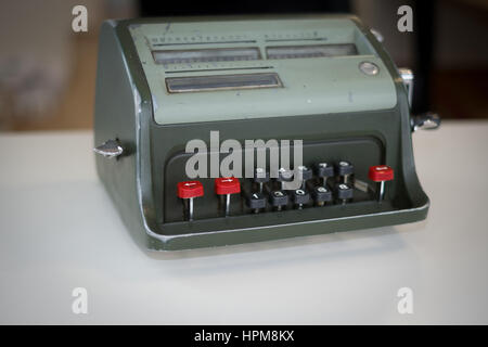 Vintage Facit adding machine Stock Photo - Alamy