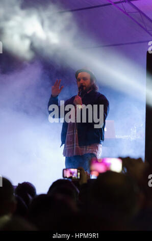 Slatkaristika singing on stage in Veles, R. Macedonia Stock Photo - Alamy