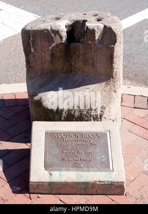 The Slave Block in Fredericksburg, Virginia, is a historical site ...