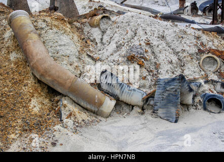 Contaminated water due to industrial pollution Stock Photo - Alamy